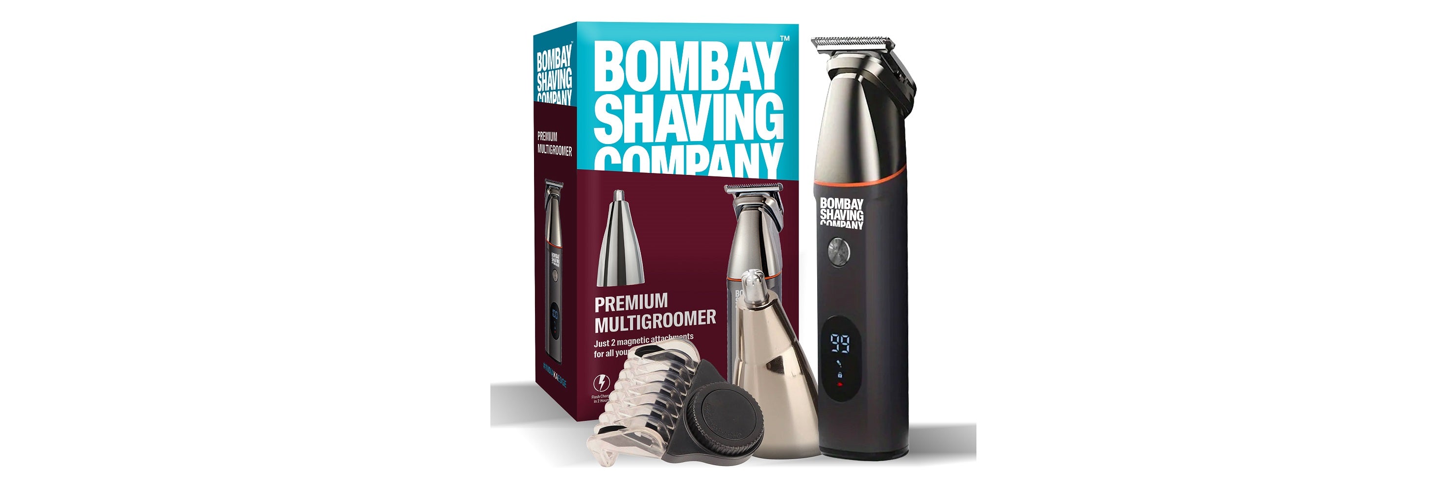 Unboxing The Premium Multigroomer: 2 Magnetic Attachments For Beard An ...