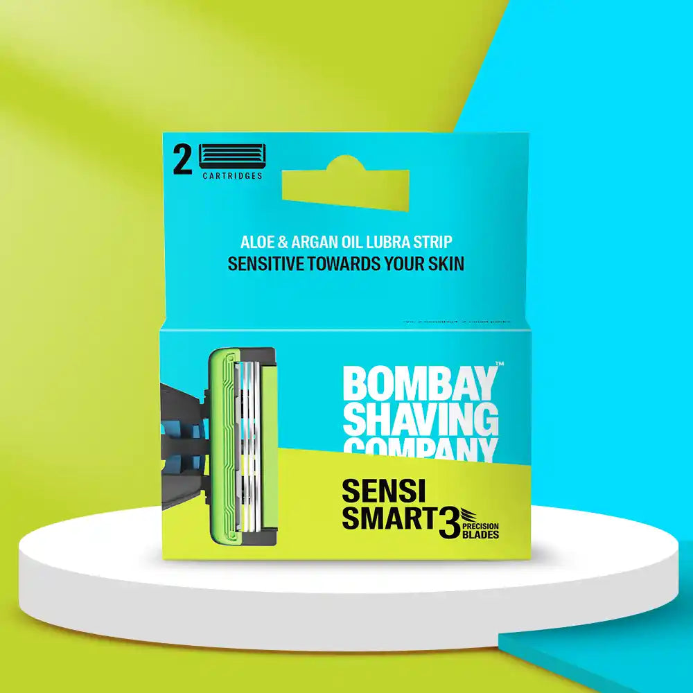 Sensi Smart3 Cartridge (Pack of 2 Blades) – Bombay Shaving Company