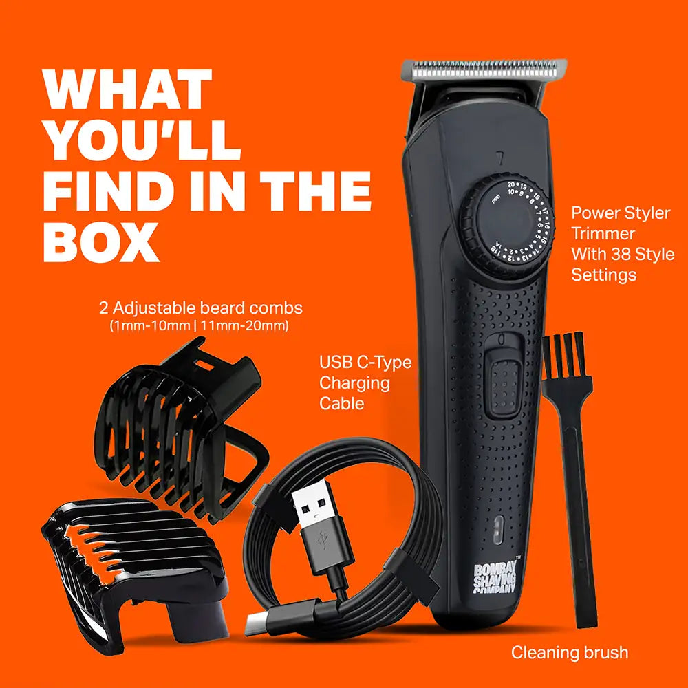 Power Styler Beard Trimmer | Bombay Shaving Company