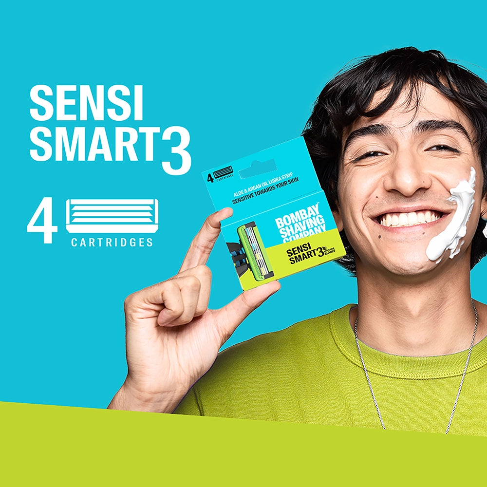 Sensi Smart3 Cartridge (Pack of 4) – Bombay Shaving Company