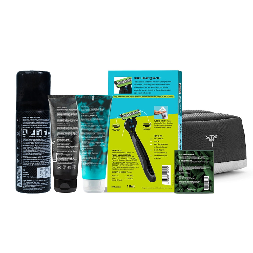 Smart Shave & Bath Travel Kit – Bombay Shaving Company