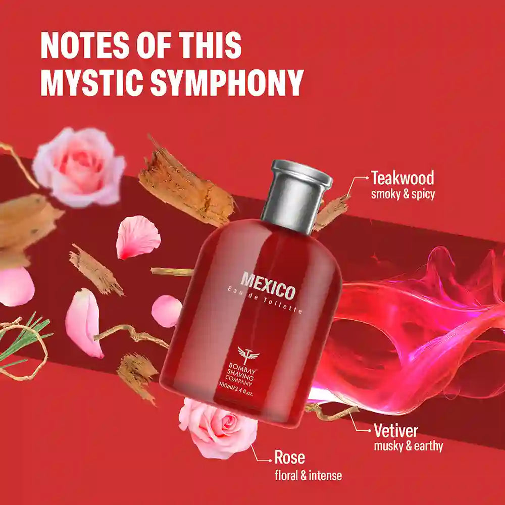 Buy Mexico EDT 100ml Perfume for Men | Bombay Shaving Company