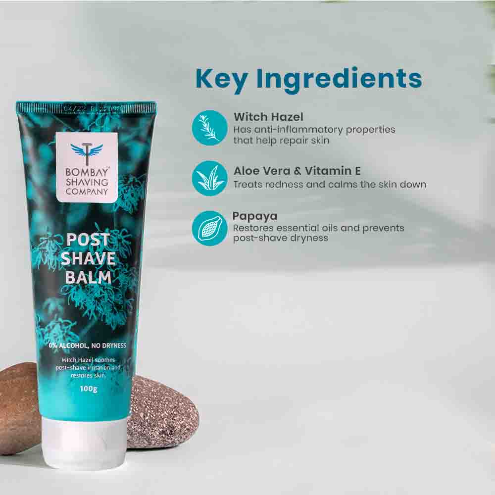 Post Shave Balm with Aloe Vera & Vitamin E | Bombay Shaving Company